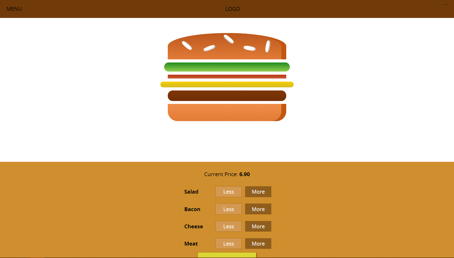 Burger Builder - Edwin Broce - Web Developer